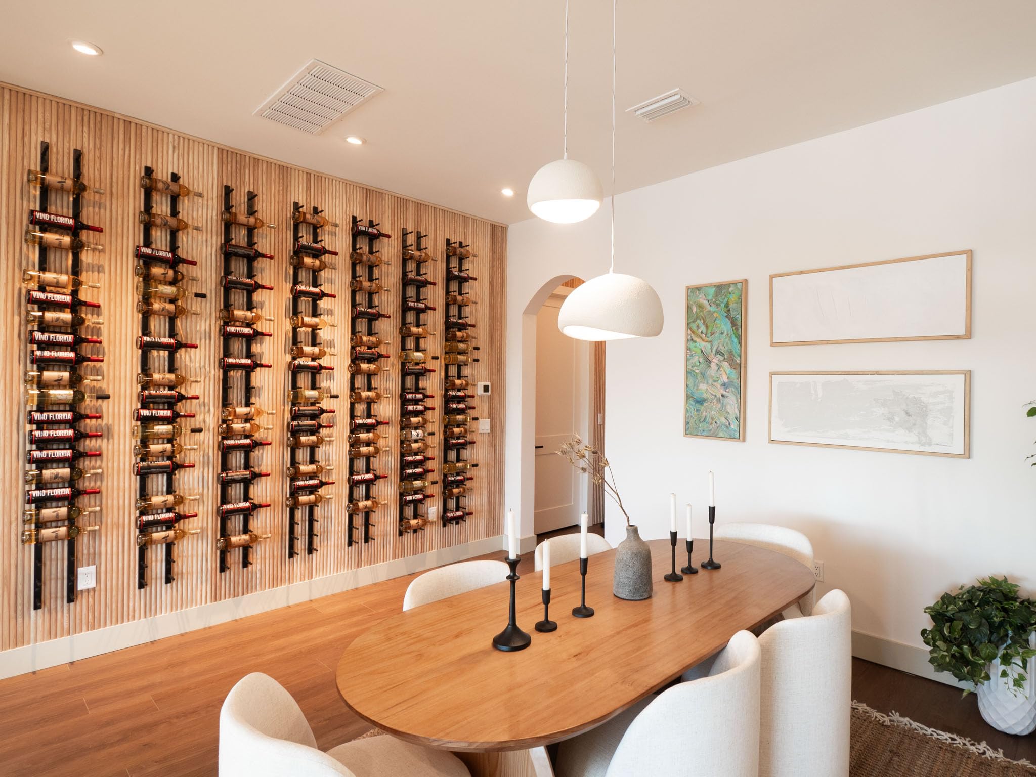 Ultra Wine Racks Wall Mounted Wine Racks (3 Foot 1 Deep, Matte Black)