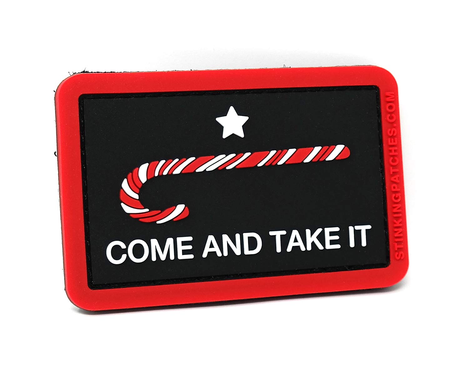 Candy Cane PVC Hook and Loop Patch Bundle - Hilarious Christmas Patches