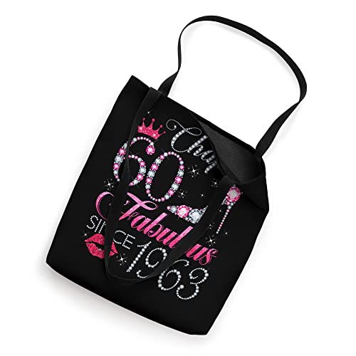 Chapter 60 Fabulous Since 1963 60Th Birthday Gift For Women Tote Bag