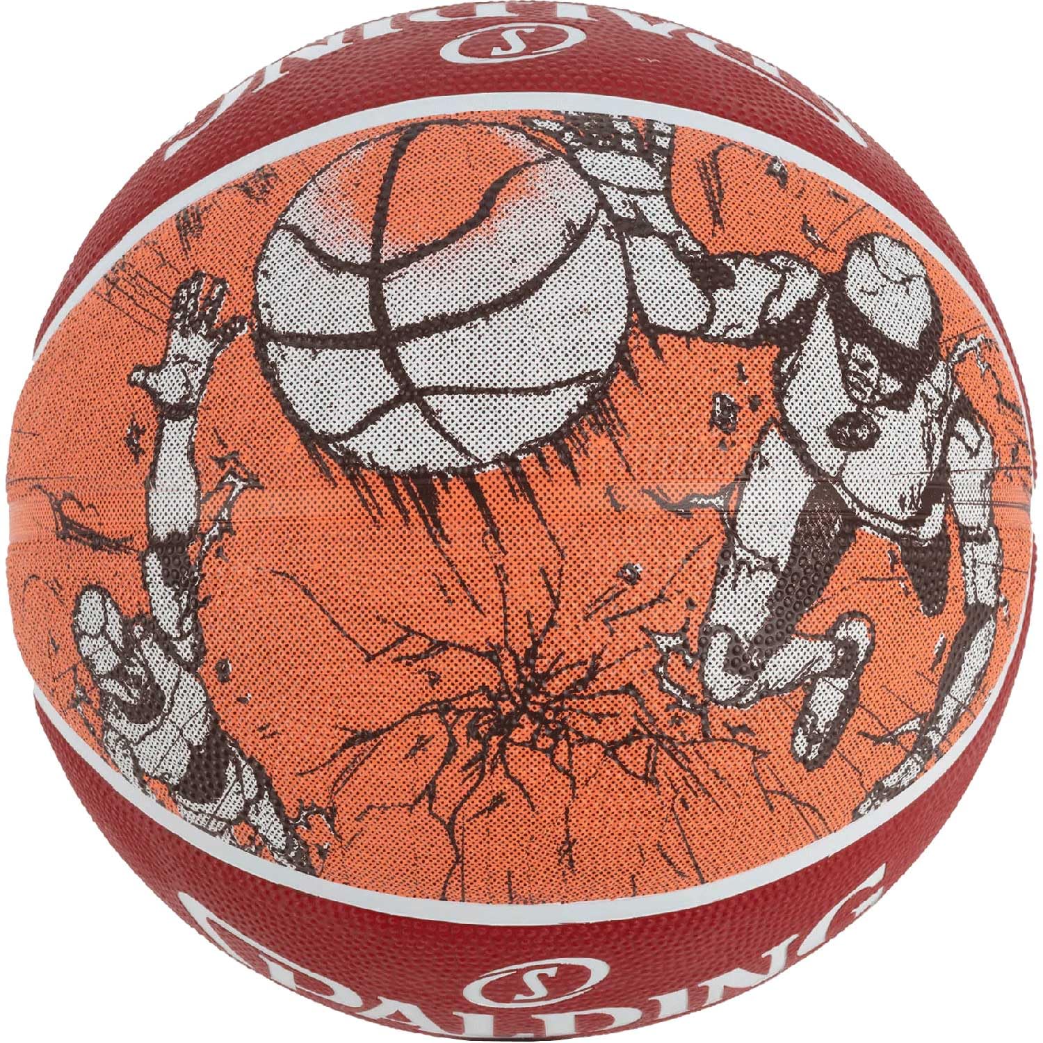 Spalding Unisex Adult Basketballs, Red, 7