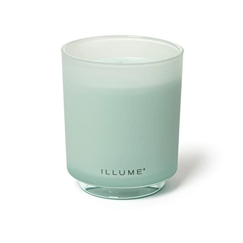 Illume Beautifully Done Essentials Fresh Sea Salt Boxed Glass Scented Soy Candle, 3" L x 3" W x 1" H