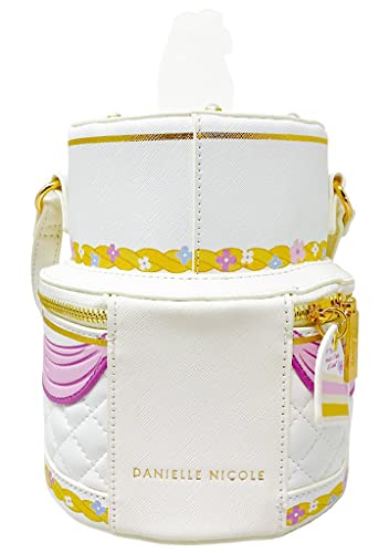 Danielle Nicole X Disney Tangled Wedding Cake Crossbody Bag - Fashion Cosplay Disneybound Cute Crossbody Bags, Multicolor
