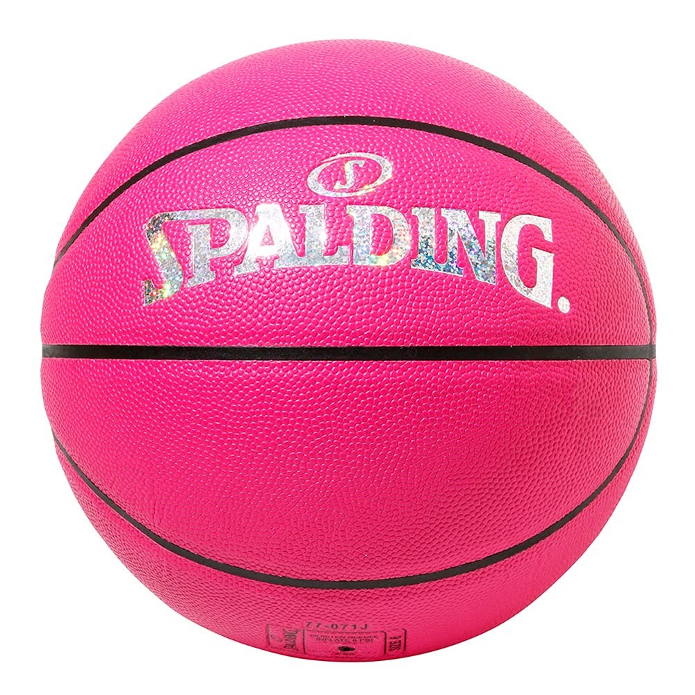 Spalding 77-071J Basketball Innocence Pink Hologram No. 6 Ball Basketball Basket