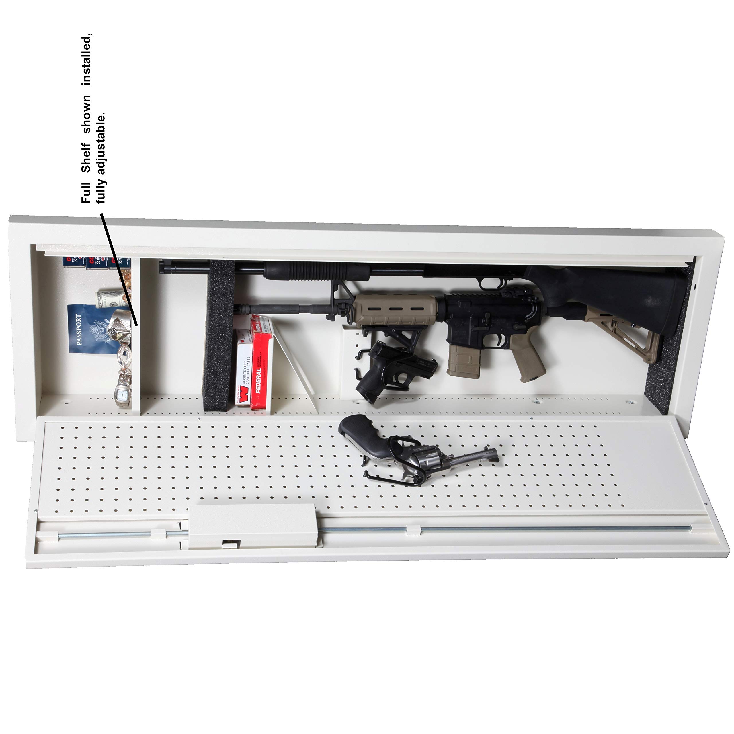 V-Line Full Shelf for The Closet Vault II, Off-White (51653-CV-FS)
