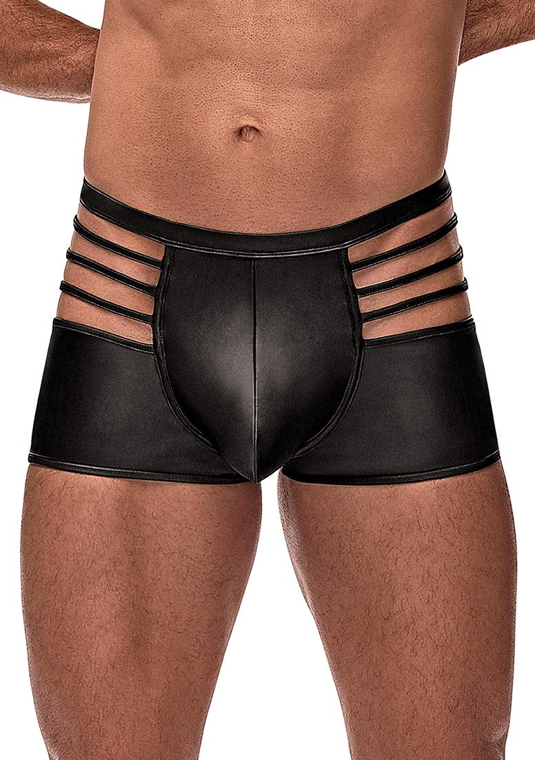 Male Power Matte Cage Short 121-261 Black