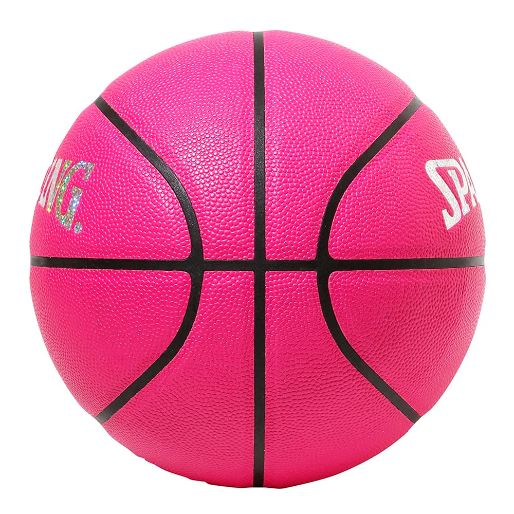 Spalding 77-071J Basketball Innocence Pink Hologram No. 6 Ball Basketball Basket