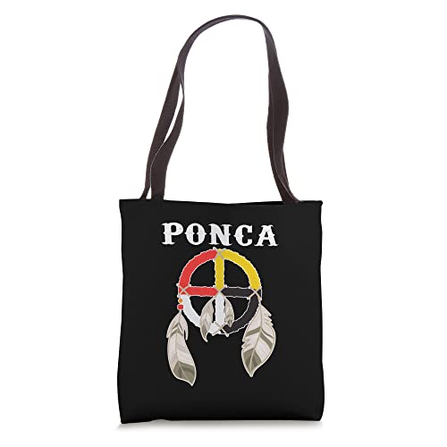 Ponca Tribe Native Indian Medicine Wheel Tote Bag