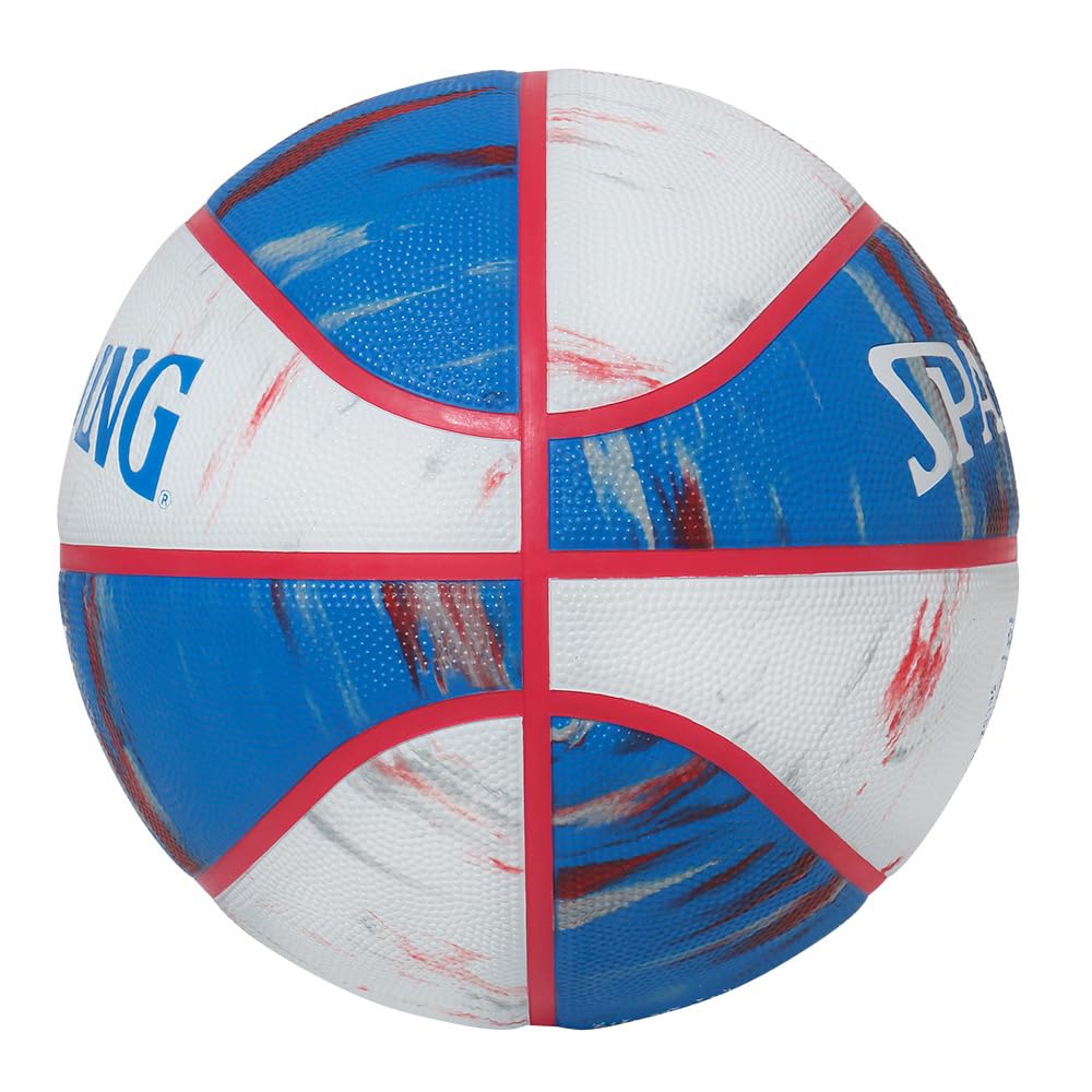 Spalding Marble Red x White x Blue Rubber No. 5 Ball 84-929J Basketball