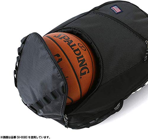 Spalding 50-003BK Basketball Backpack Backpack Case Half Day Black 50-003BK