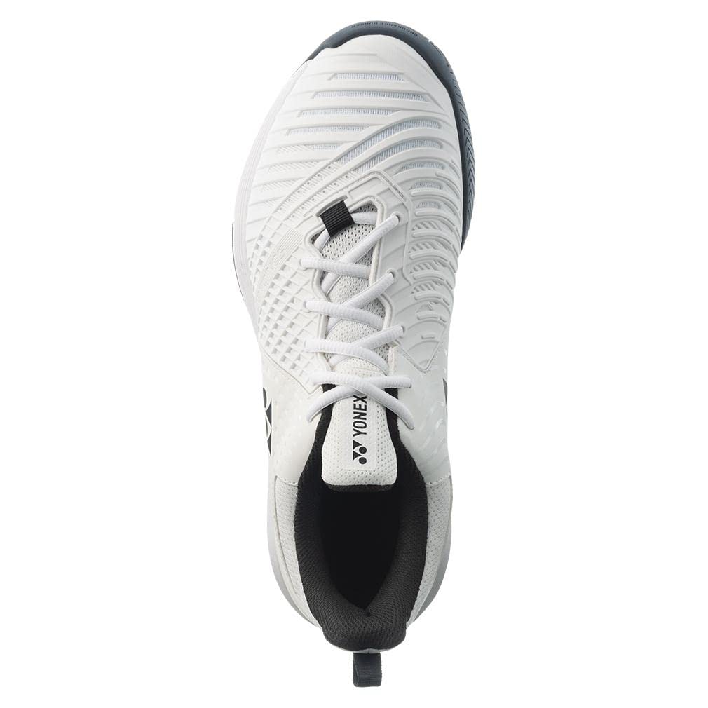 YONEX Men's Power Cushion Sonicage 3 Tennis Shoes (White/Red, us_Footwear_Size_System, Adult, Men, Numeric, Medium, Numeric_9)