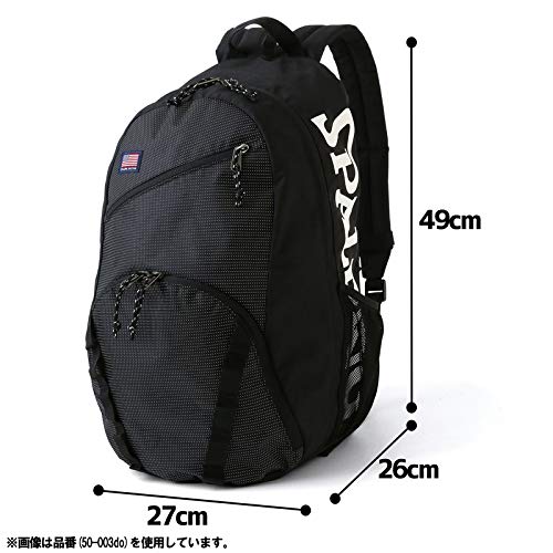Spalding 50-003BK Basketball Backpack Backpack Case Half Day Black 50-003BK