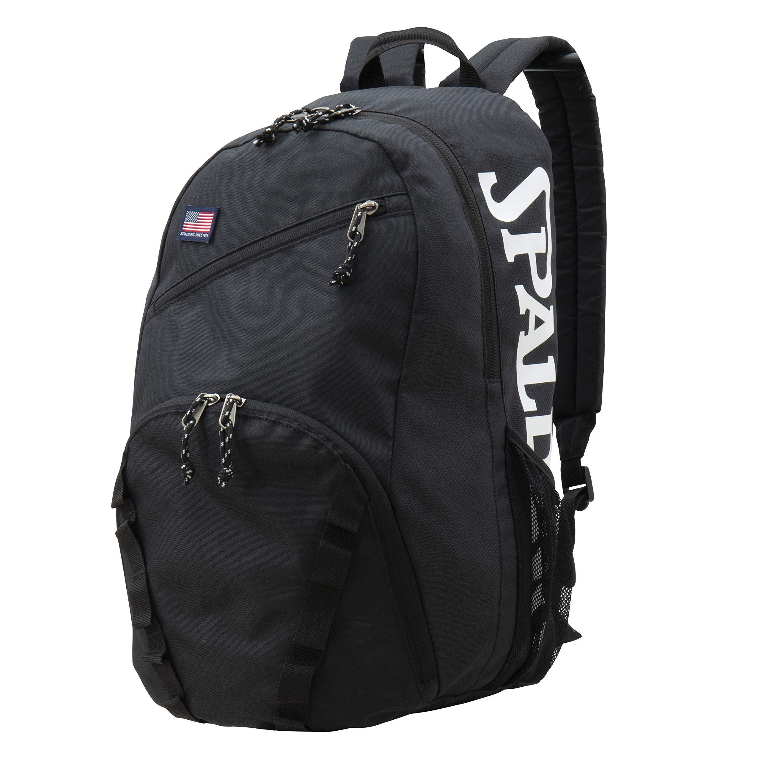 Spalding 50-003BK Basketball Backpack Backpack Case Half Day Black 50-003BK