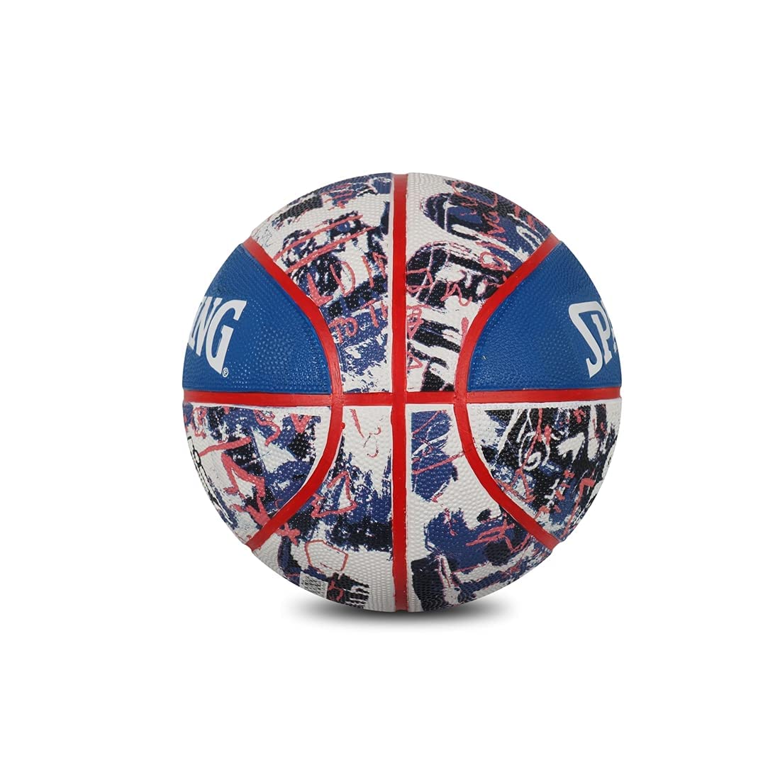 Spalding Graffiti Blue NBA Outdoor Premium Basketball Size 7 Without Air Pump