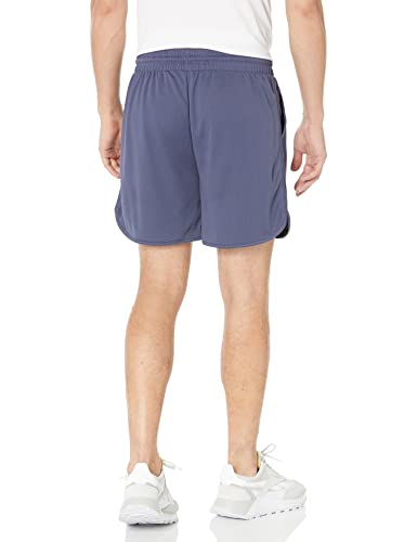 Spalding Men's Mesh Branded Short, Crown Blue, Small