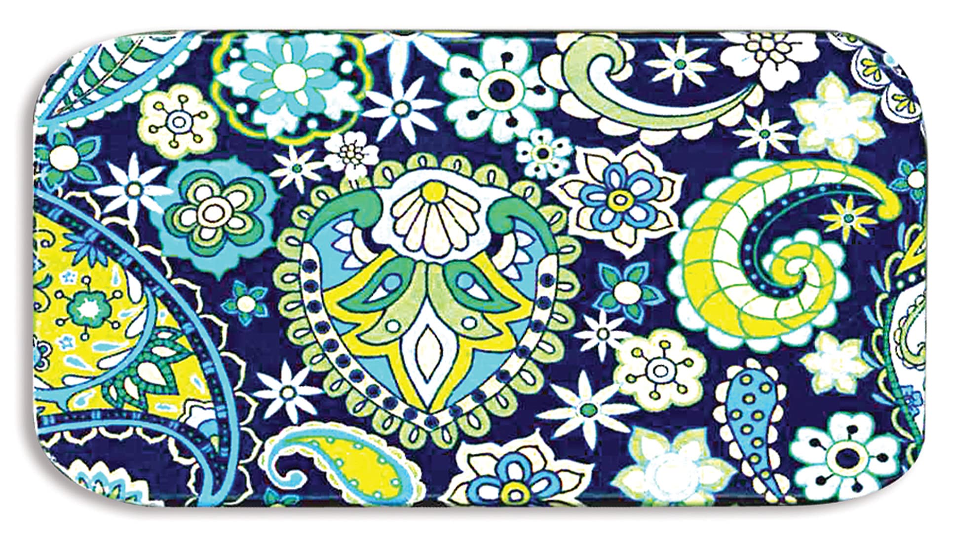 Janlynn Magnetic Storage Case, Blue Paisley