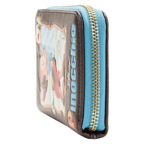 Loungefly Disney Pinocchio Book Zip Around Wallet