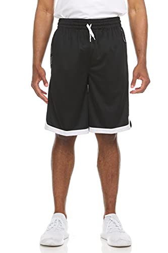 Spalding Mens Guard Performance Basketball Short, Black, S