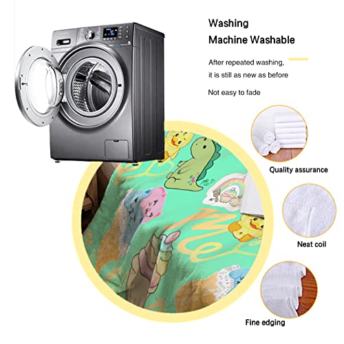 Cartoon Blankets Winter Warm Soft Blanket Throw for Bedroom Sofa Chair Lightweight Home Decor Travel Blanket 50*60inch(153CM*127CM)