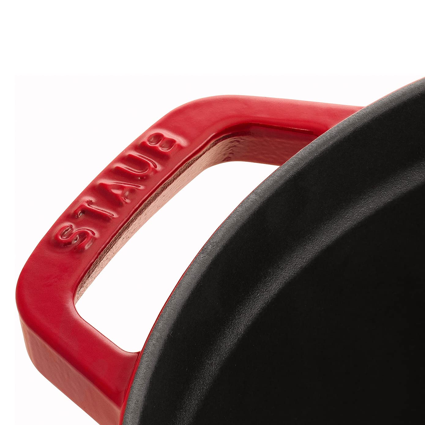 Staub Cast Iron 5.5-qt Round Cocotte - Cherry, Made in France