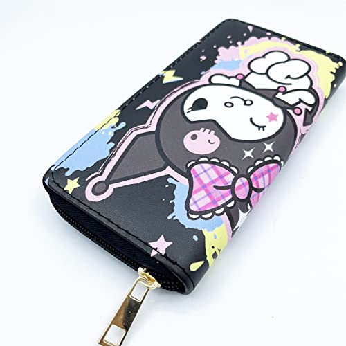 Anime Wallet Cute Purse Men Women Wallet Girls Wallet Leather Cartoon Wallet (ku Wallet B)¡­