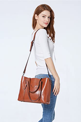 KKP Vintage Tote Bag Fashion Versatile Commuter One Shoulder Crossbody Bag-Black