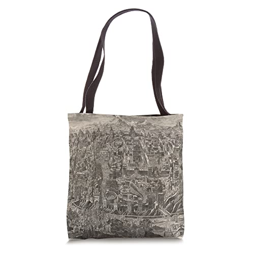 Vintage Jerusalem Israel Map (1835) Tote Bag