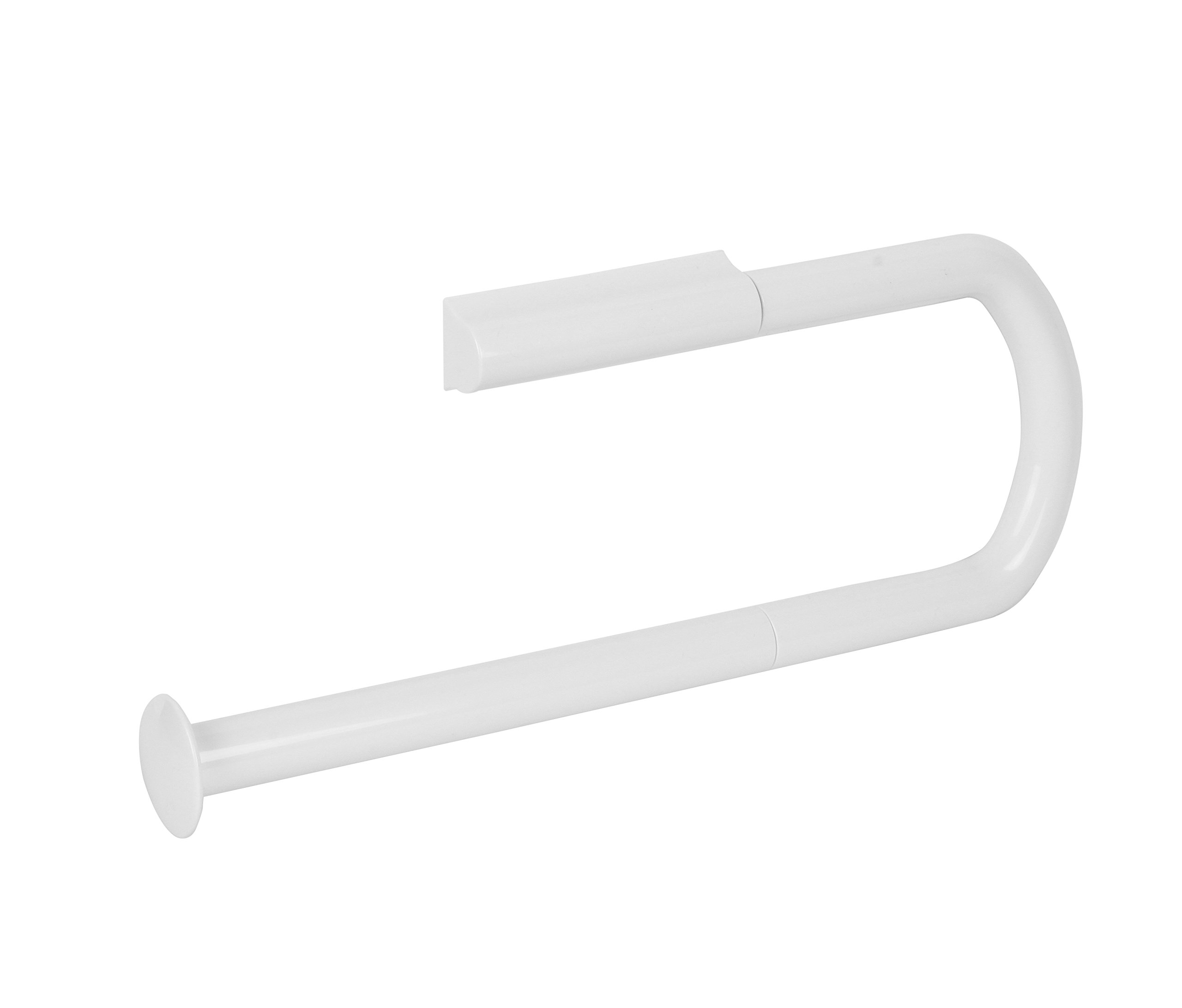 Spectrum Diversified Reversible Wall-Mounted Dispenser, Cabinet Paper Towel Holder, Easy-Installation Kitchen Organizer, White