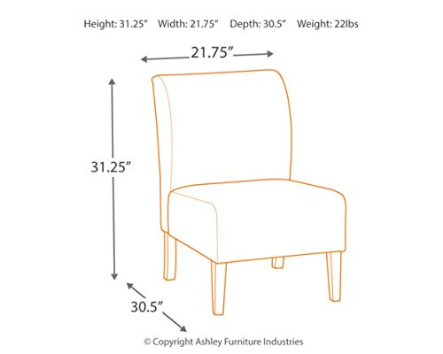Signature Design by Ashley - Triptis Accent Chair - Casual - Tan/Gray - Geometric Circles