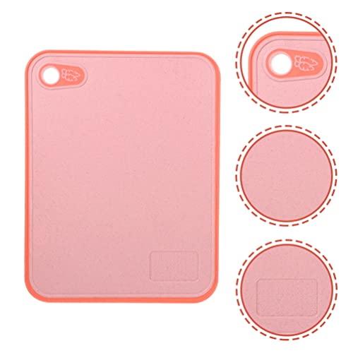 Hemoton Wheat Straw Cutting Board Fruit Vegetable Chopping Cutting Board with Double-sided
