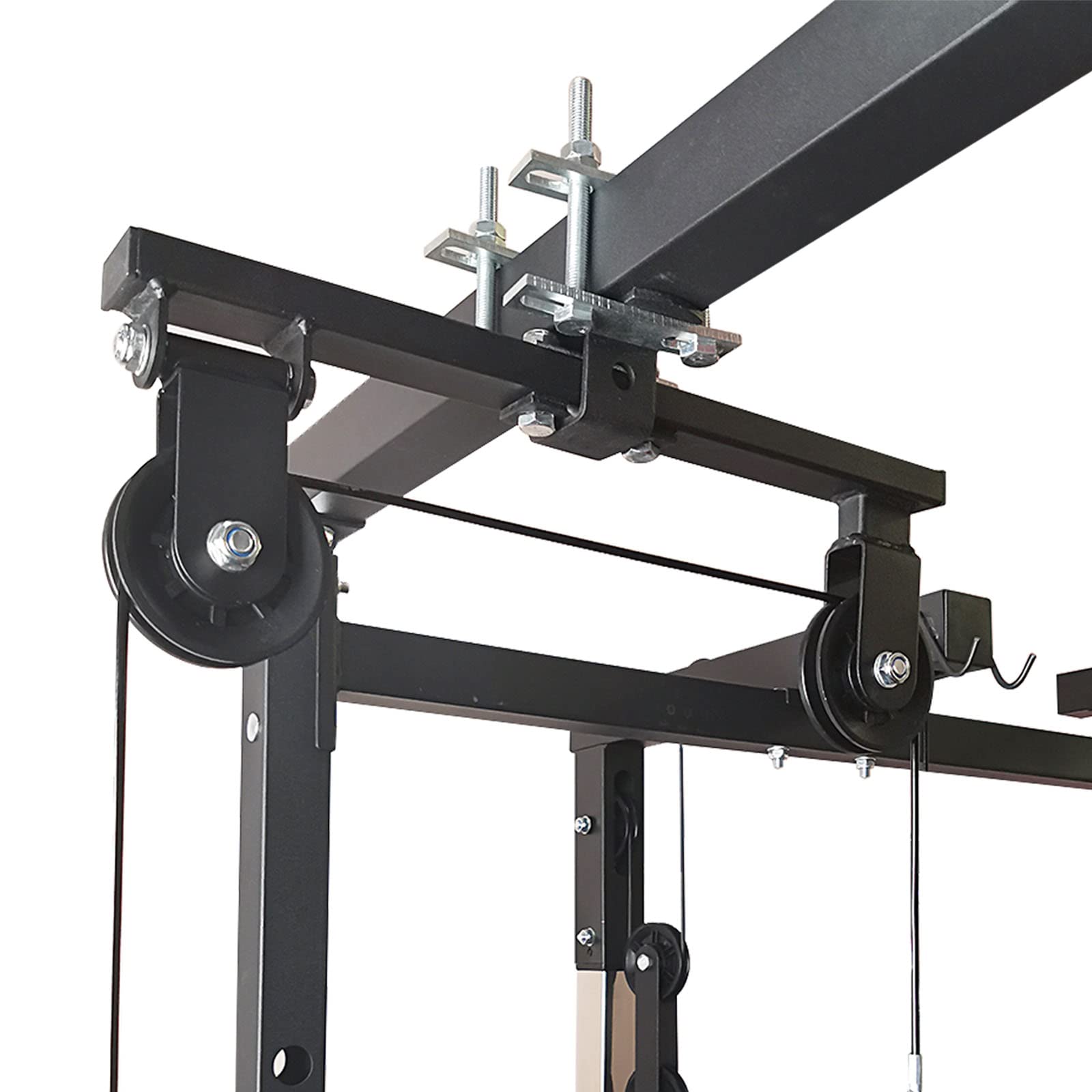 KORIKAHM Upgraded Cable Pulley System Gym, LAT Pull Down Machine for Home Gym Equipment, Weight Pulley System for Cable Machine, LAT Pulley System for Strength Training Power Cages Racks (Style 1)…