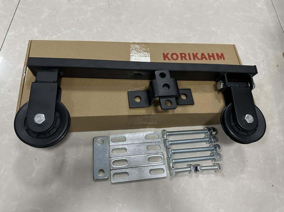 KORIKAHM Upgraded Cable Pulley System Gym, LAT Pull Down Machine for Home Gym Equipment, Weight Pulley System for Cable Machine, LAT Pulley System for Strength Training Power Cages Racks (Style 1)…