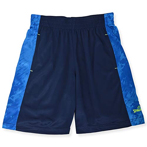 Spalding Boys Storm Performance Athletic Basketball Short, Dark Navy, 14/16