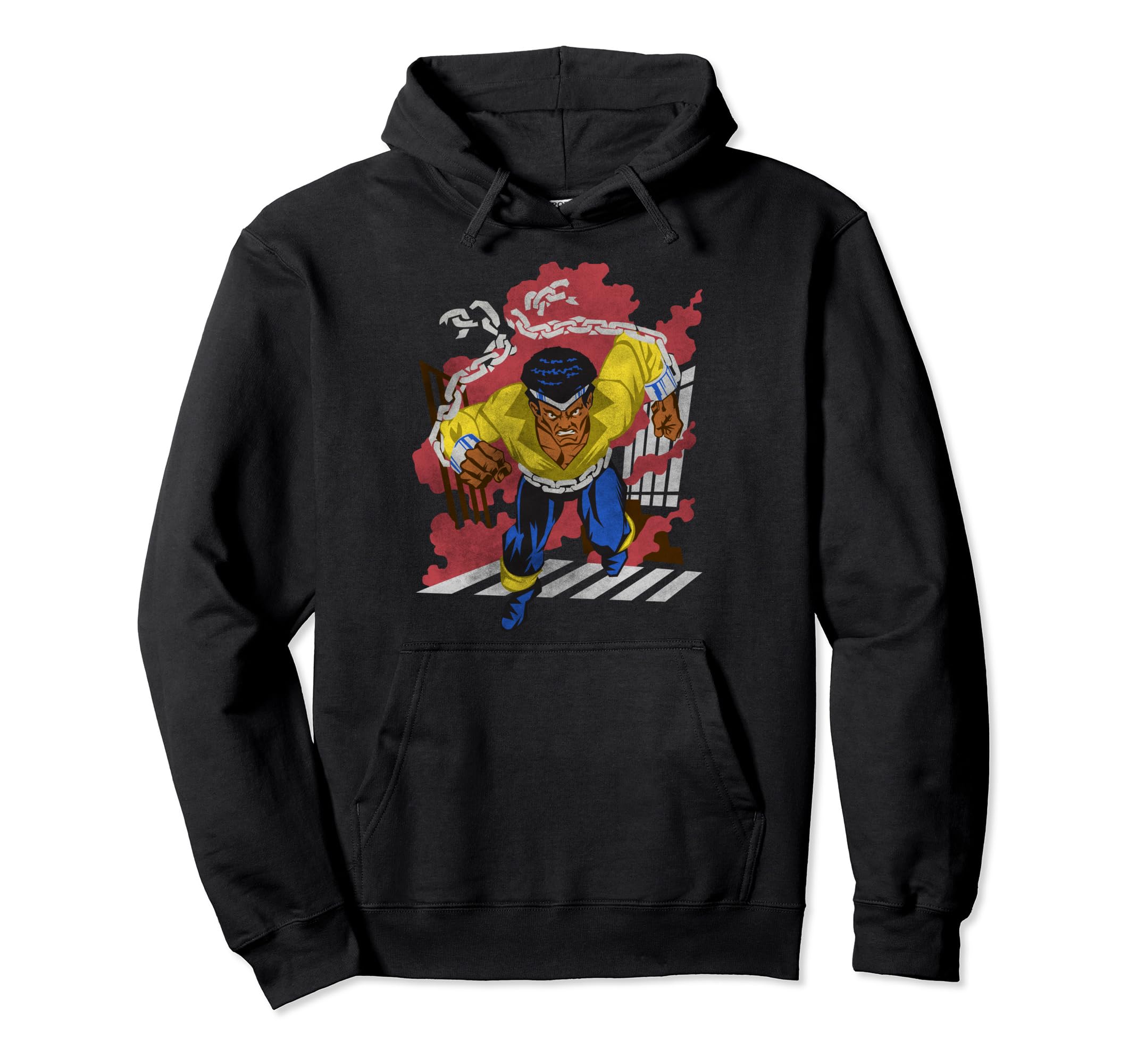 Marvel Luke Cage Power Man Break The Chains Graphic Hoodie Pullover Hoodie