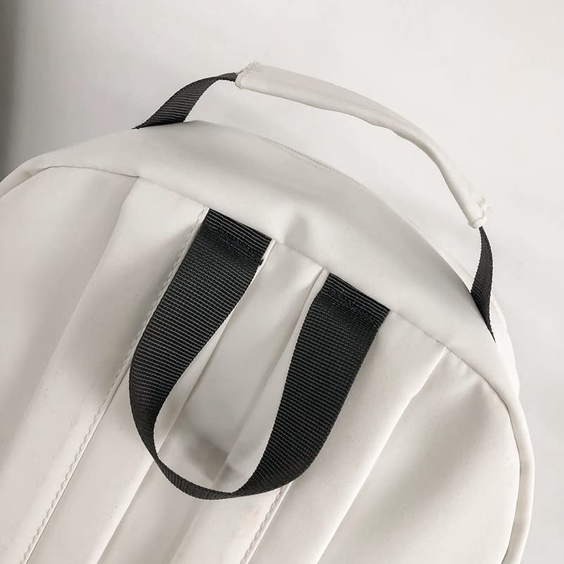 DINGZZ Waterproof Nylon Women Backpack Travel Bag Big Book Bag School Backpack (Color : E, Size : 30 * 19 * 41CM)