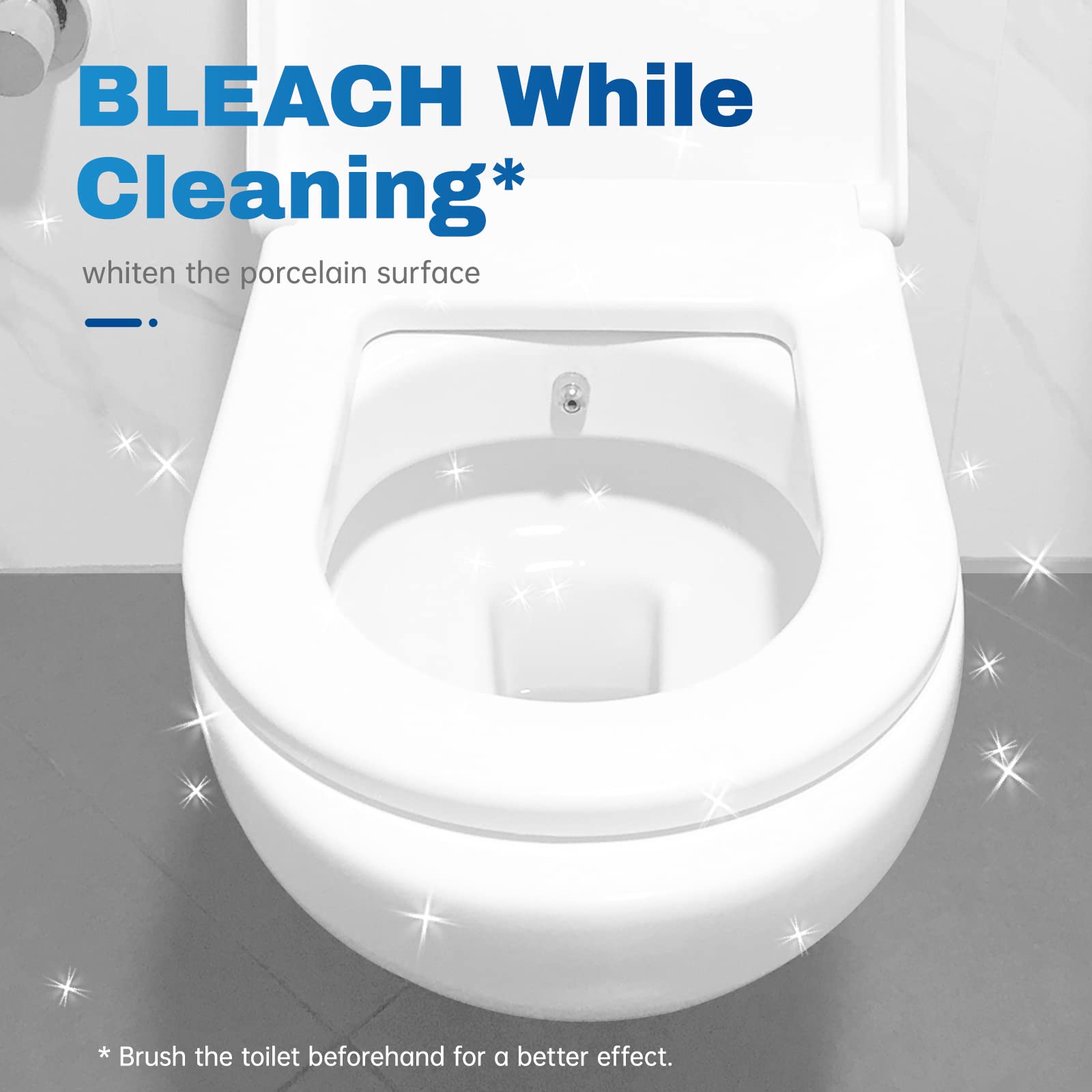 โ
๐ฉ๐ฎ๐ฐ๐ฝ๐น๐๐ Toilet Bowl Cleaner Tablets 12 PACK, Automatic Toilet Bowl Cleaners with Bleach, Durable Toilet Tank Cleaners with Sustained-Release Technology, Household Toilet Cleaners with Easy Operation