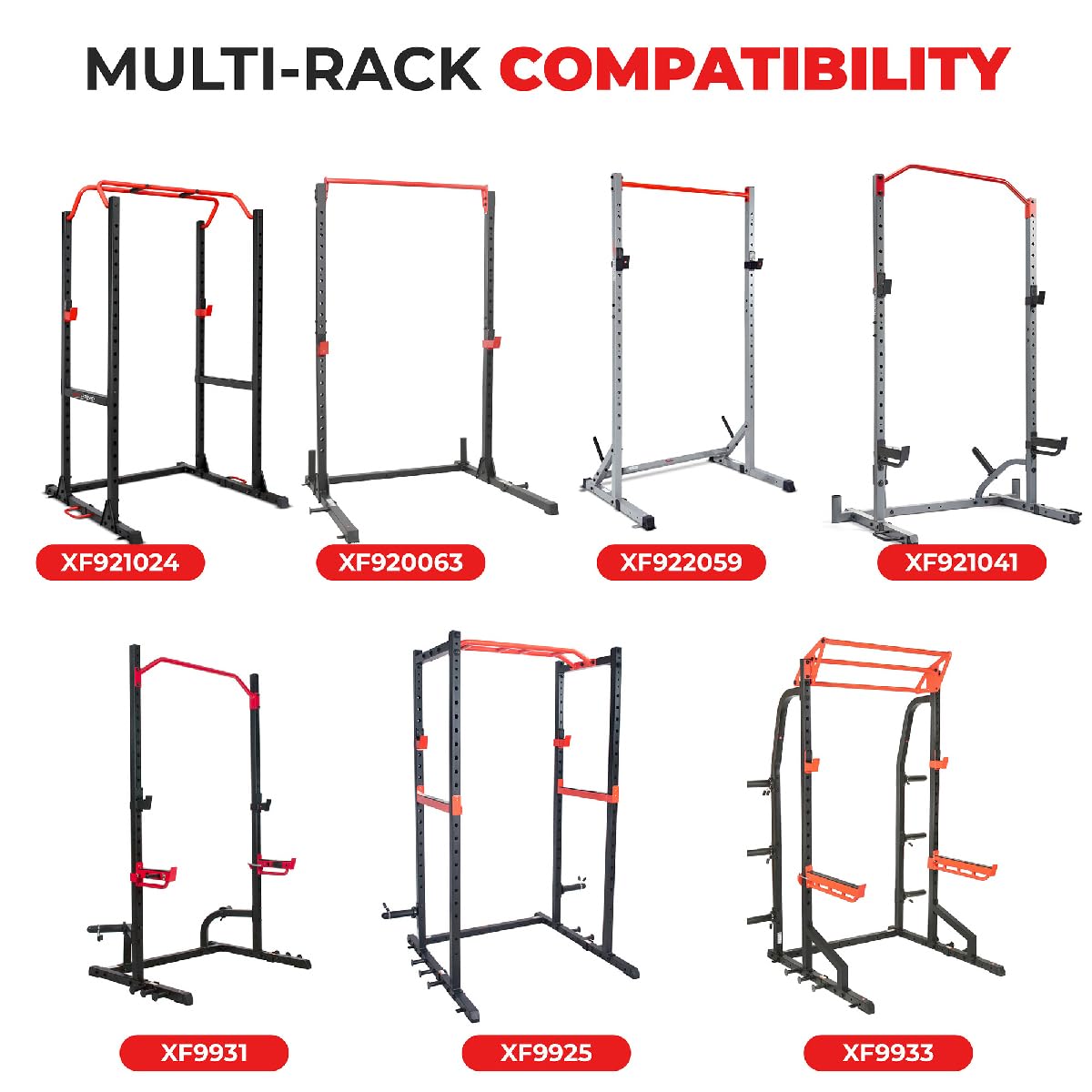 Sunny Health & Fitness Belt Squat Attachment for Power Racks and Cages – XFA009