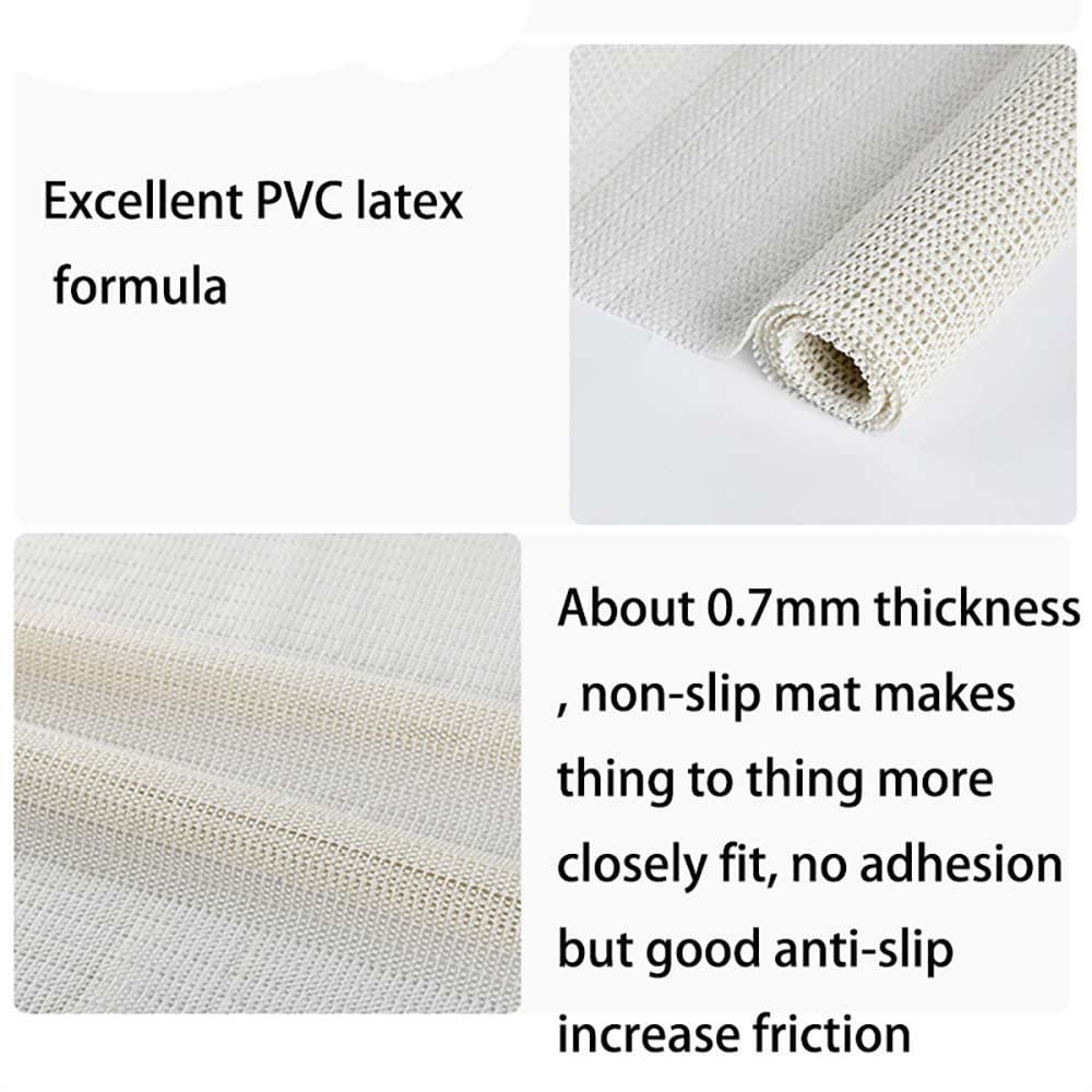 Shelf Liner Drawer Liner Non-Slip Mat Shelves Liners Grid Pattern PVC Grip Liner Anti-Slip Mat for Kitchen Cabinets Dresser Refrigerator(30x50cm)