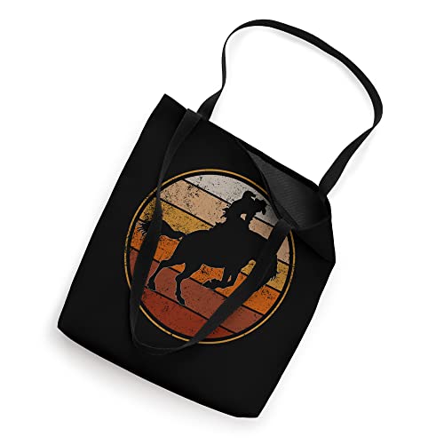 Rodeo Bucking Bronco Horse Retro Style Cowboy Men Women Kids Tote Bag