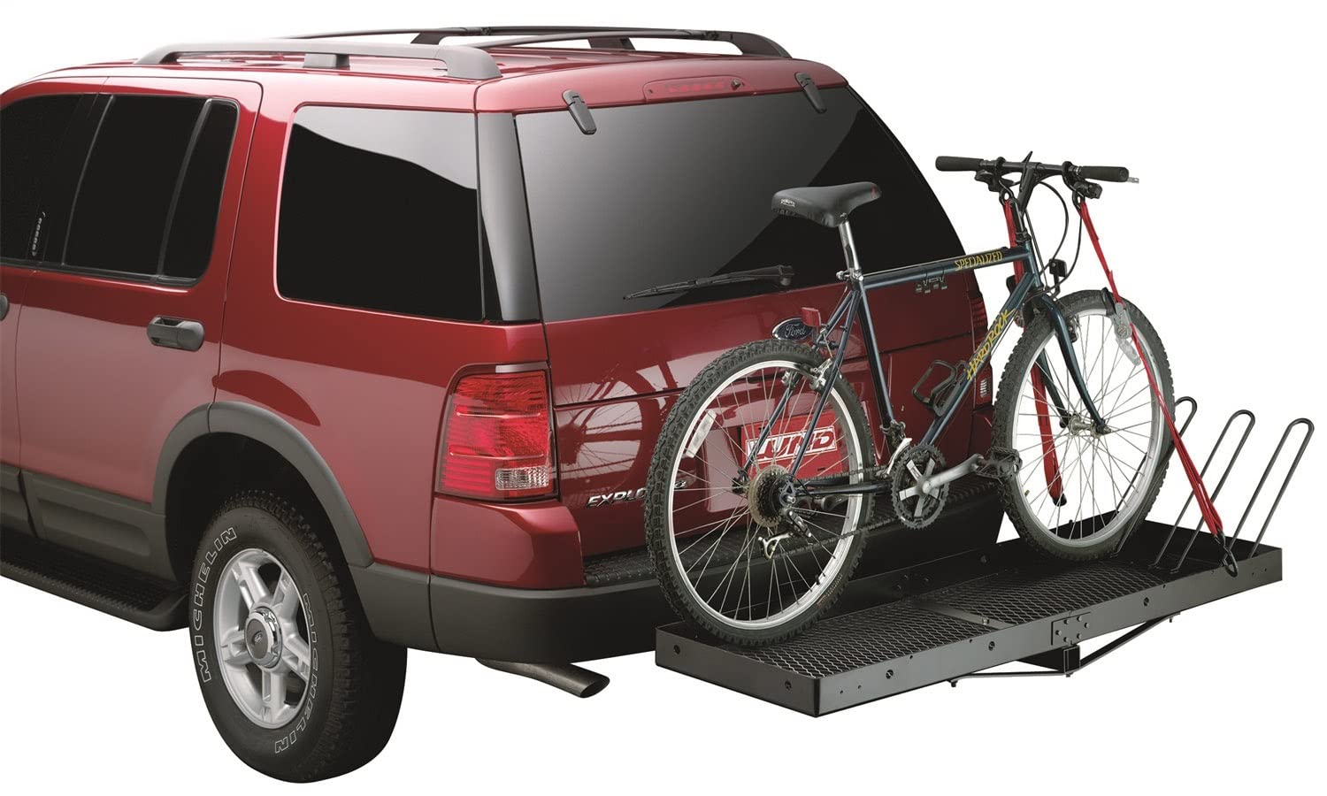 Lund 601009 Bike Carrier Attachment for Lund Steel Cargo Carrier,Black