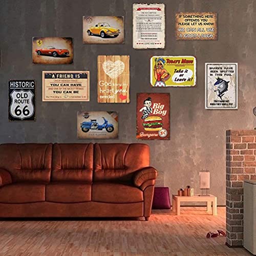 Fireball Cinnamon Whisky Tin Sign Wall Art For Man Cave,Art Poster For Bar Pub Garage Kitchen Garden Bathroom Office Home,8x12 inch