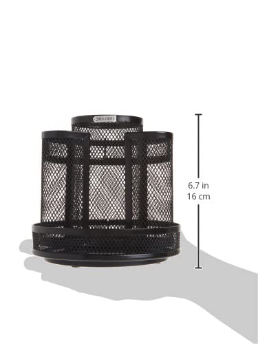 Rolodex Mesh Collection Spinning Desk Sorter, Black (1773083)