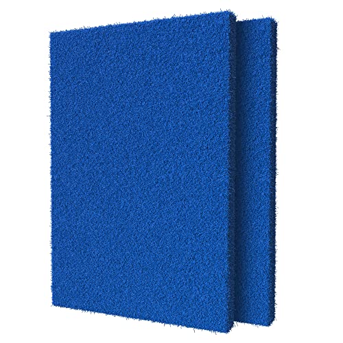 BIODEFENSOR Reusable Air Filter 20x30x1 - Made in USA - MERV 6 Cut to Size to Fit Most Air Conditioning, HVAC & Furnace Vents - Washable Replacement AC Filter, Includes Prep Pads & Hook Tape, 2-Pack