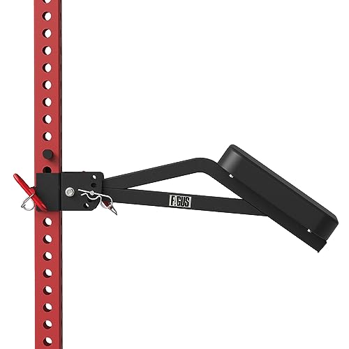 FAGUS H Chest Support Rack Attachment, Power Cage Attachment, Seal Row Pad for Row Fly Curl Press Machine, Fits 2.36"×2.36" Squat Racks and 1" Hole diameters