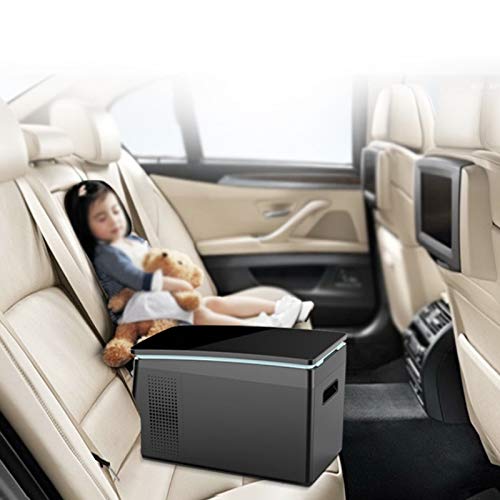 HESNDxbx Mini Fridge Car Refrigerator, Mini Refrigerator, Car Home Dual-use 12v / 24v, Refrigerated Refrigerator Freezer Refrigerated Freezing Partition (Size : 26L)