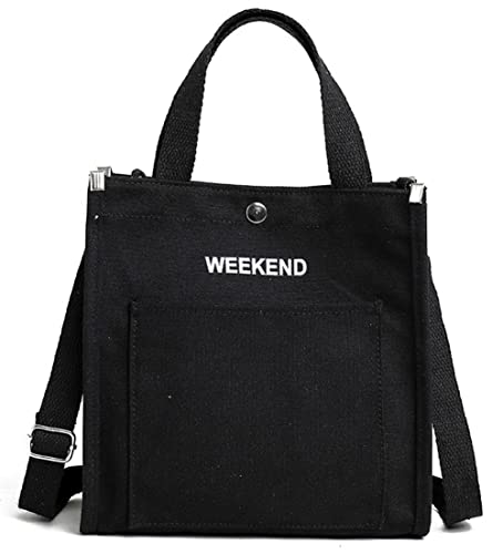 Womens Canvas Tote Bag Hobo Handbag Casual Shoulder Crossbady Purse Satchel Shopping Bag