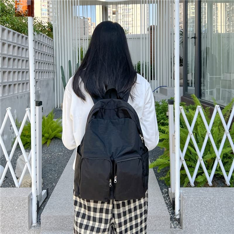 DINGZZ Fashion Women Backpack School Backpack College Student Travel Canvas Bags Female Book Bag (Color : D, Size : 28 * 12 * 37CM)