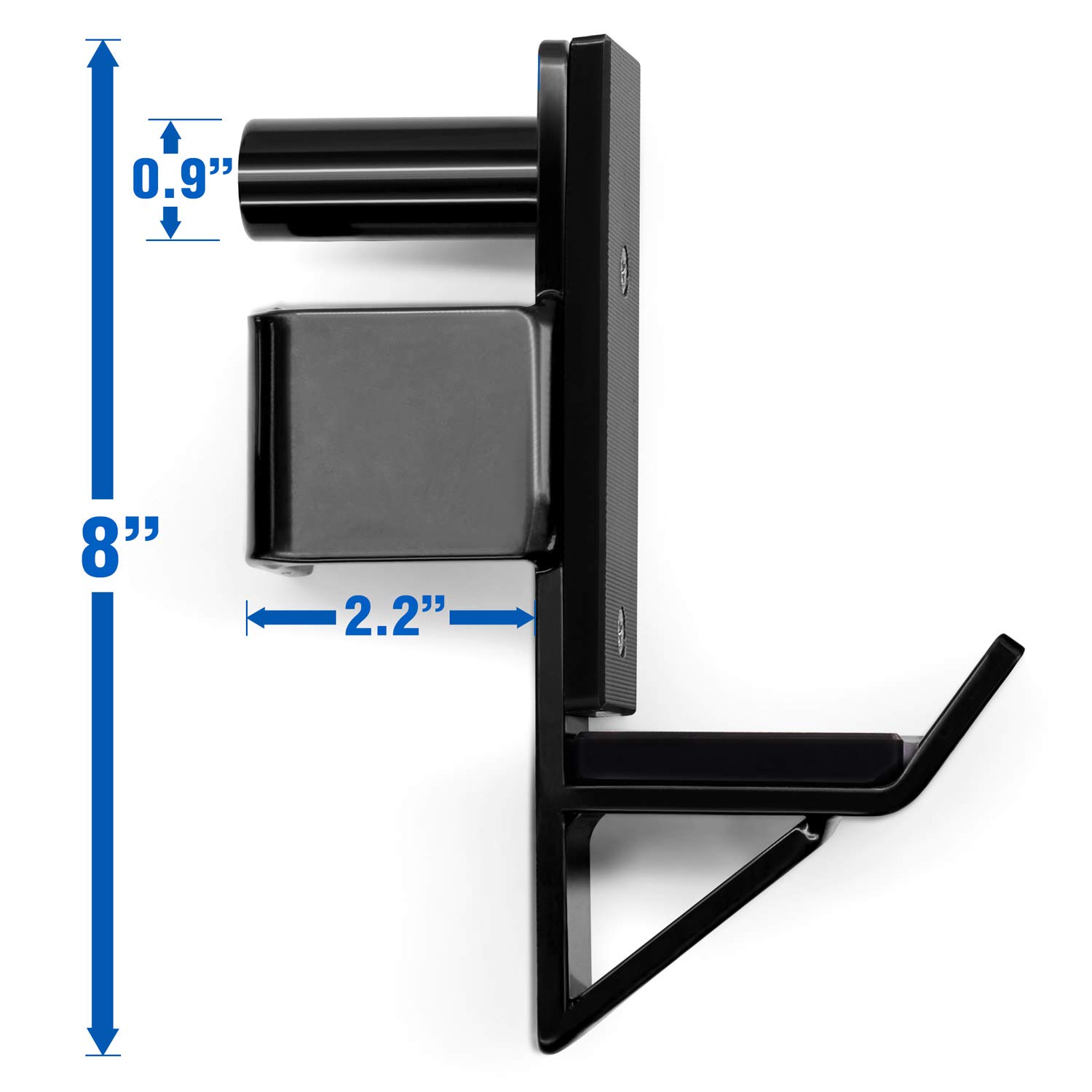 Yes4All Power Rack J-Hooks 2x2 + Weight Holder Attachment 2x2
