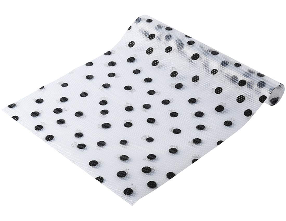 GLOW4U EVA Washable Non Adhesive Shelf Liner for Kitchen Cabinets Bathroom Refrigerator Pantry Closet Dresser Drawer