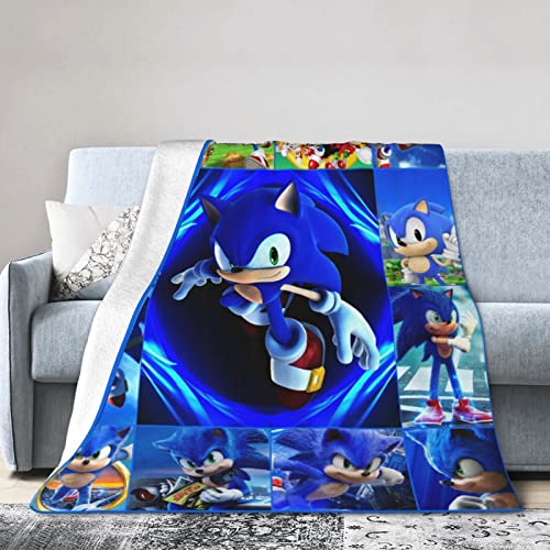 Catoon Throws Blanket Ultra Soft Flannel Throw Blankets for Bedding Couch Sofa All Seasons (SO2, 50"x40")