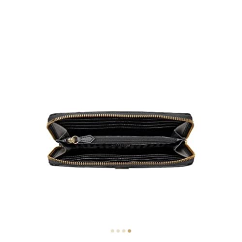Victoria's Secret Black Studded Wallet Large Bi-Fold Wallets For Women (Black Studded)